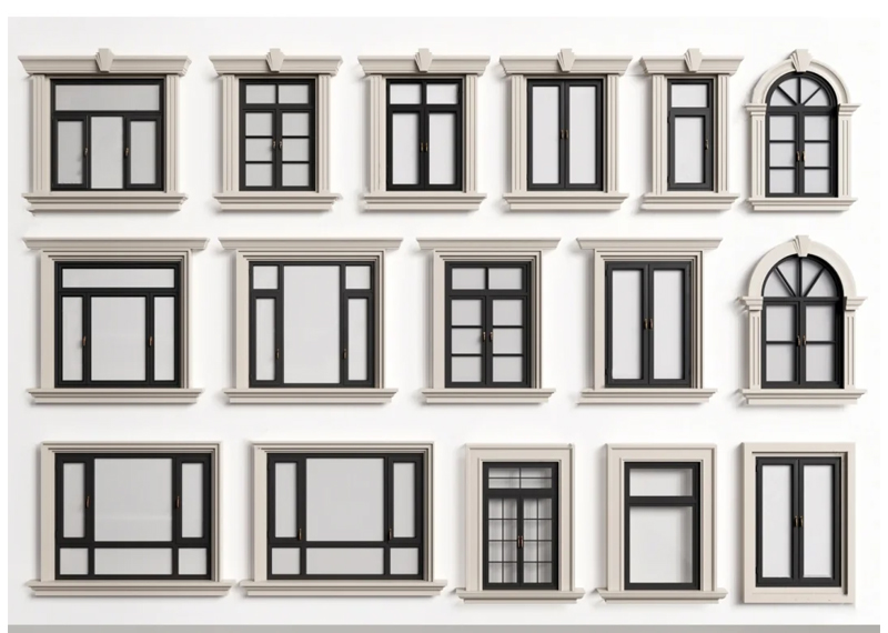 Custom shaped window for residence house - China Loong Door-Window Co ...
