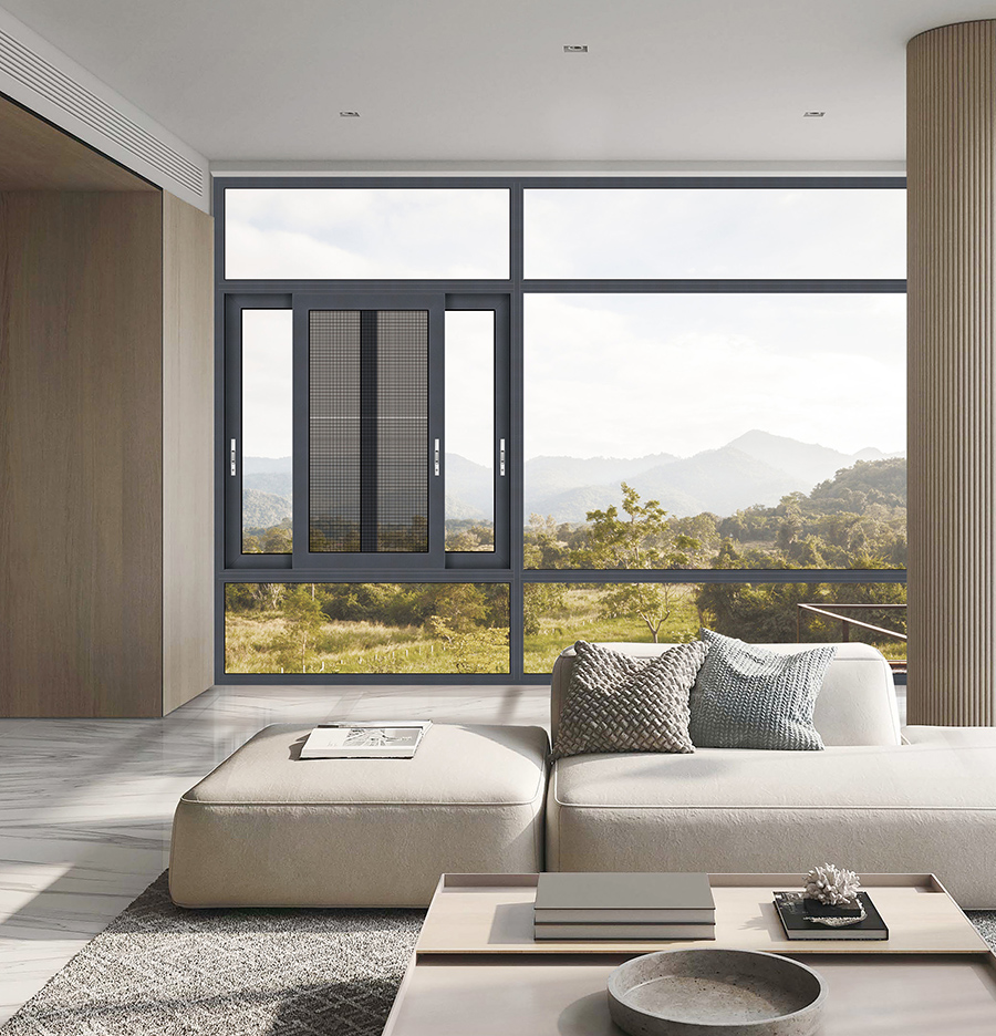 Aluminum Double Sliding Windows - China Loong Door-Window Co., Ltd.